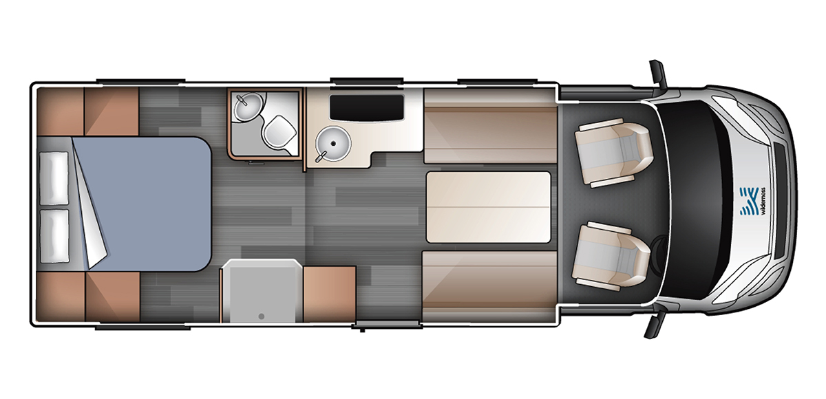 Double for 2 - Two Berth Motorhome | Wilderness Motorhomes